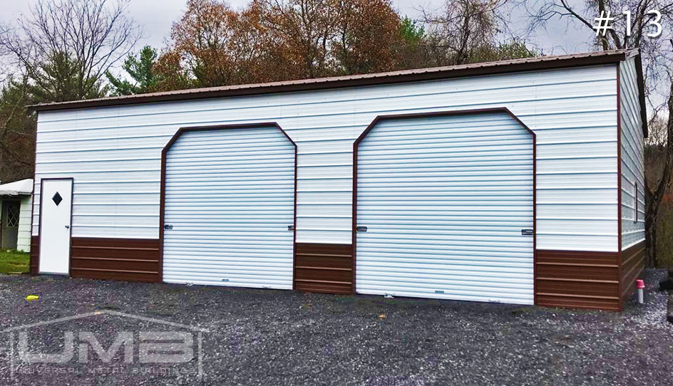 22x36 Side Entry Garage Building - Universal Metal Buildings