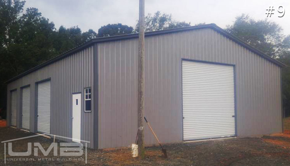 24x50 Multi-Entry Garage Building - Universal Metal Buildings