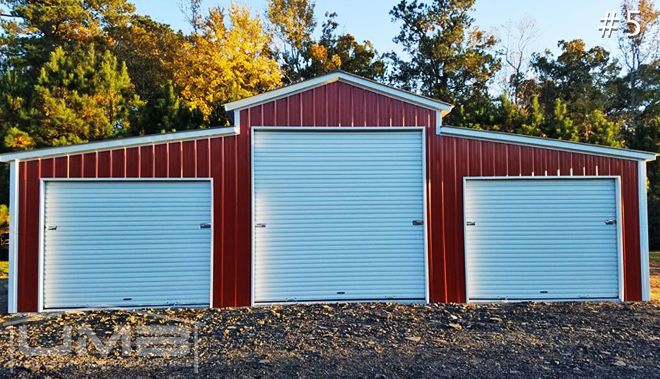 40x30 Metal Barn Building - Universal Metal Buildings