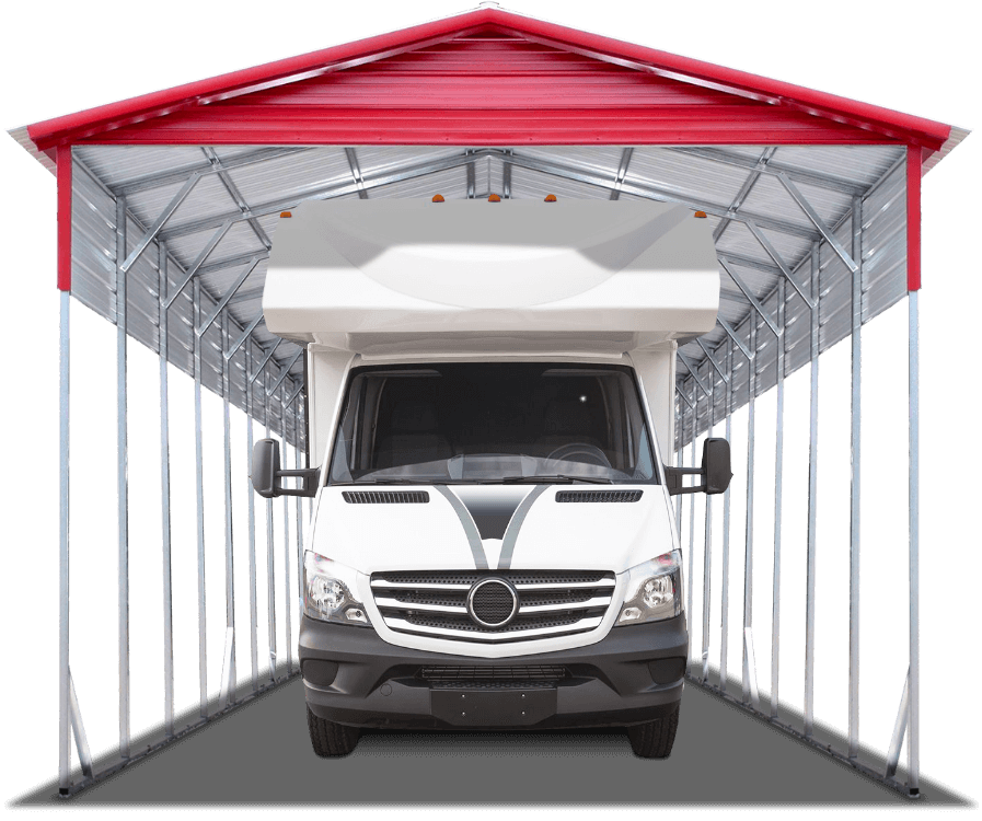 Metal RV Covers & Carports | Perfect Shelters for Boats, RVs & Motorhomes